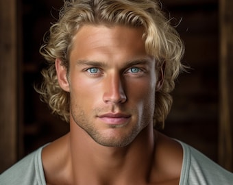 AI Male Model: Bad Boy Biker, Romance Novel Cover Model, AI Photography ...