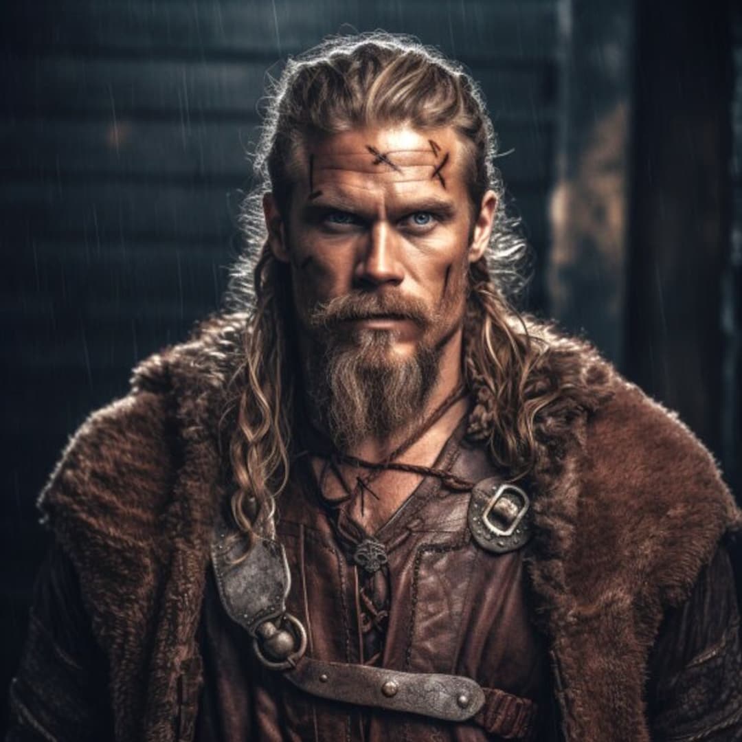 AI Male Viking Model: Hot Viking, Romance Novel Cover Model, AI ...