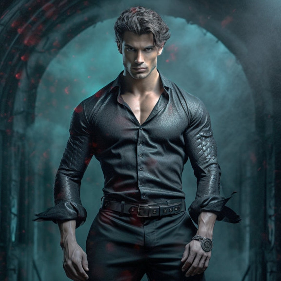 AI Male Model: Romance Novel Cover Model AI Photography - Etsy