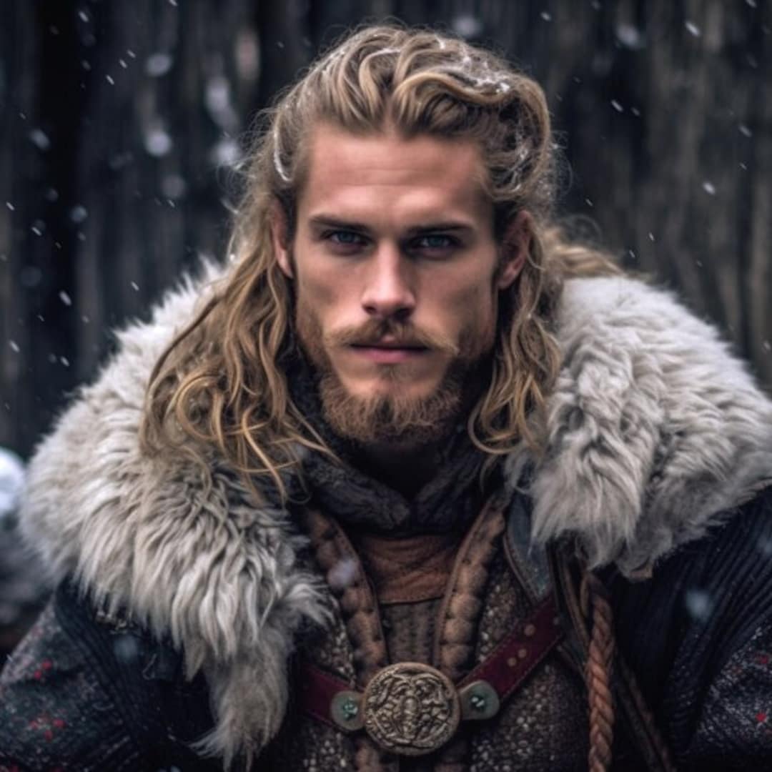 AI Male Viking Model: Hot Viking, Romance Novel Cover Model, AI ...