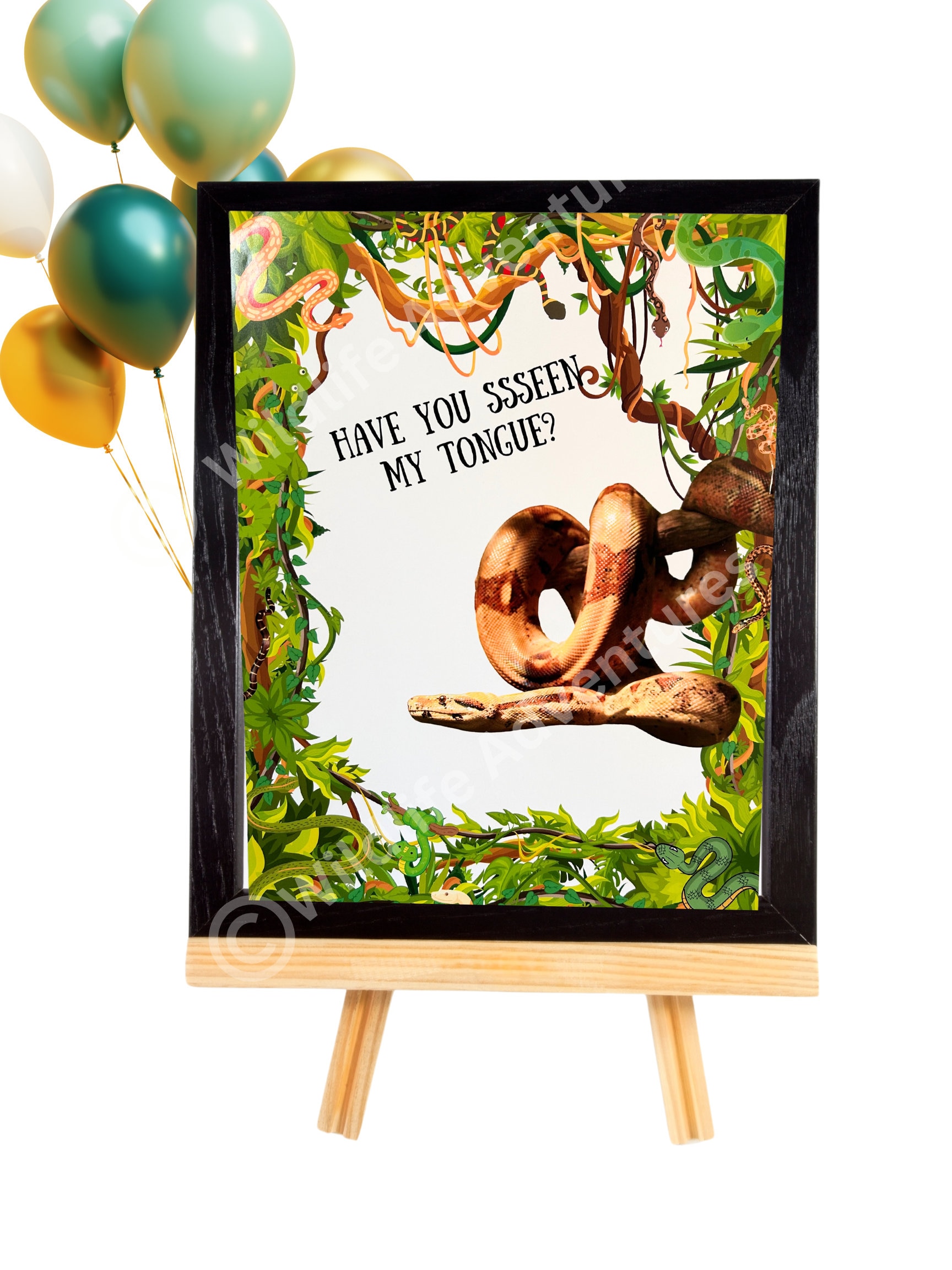 Pin the Tongue on the Snake, Party Game, Printable Game, Snake Party ...