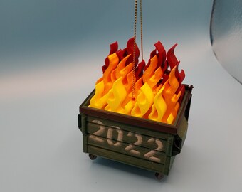 Dumpster Fire Ornament Gift Box or Kit - Etsy