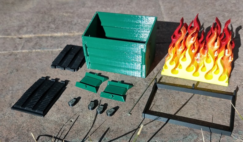 Dumpster Fire Ornament, Gift Box or Kit - Etsy