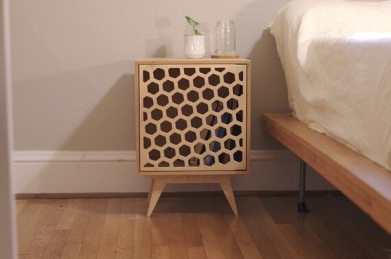 Hex Modern Nightstand - Etsy