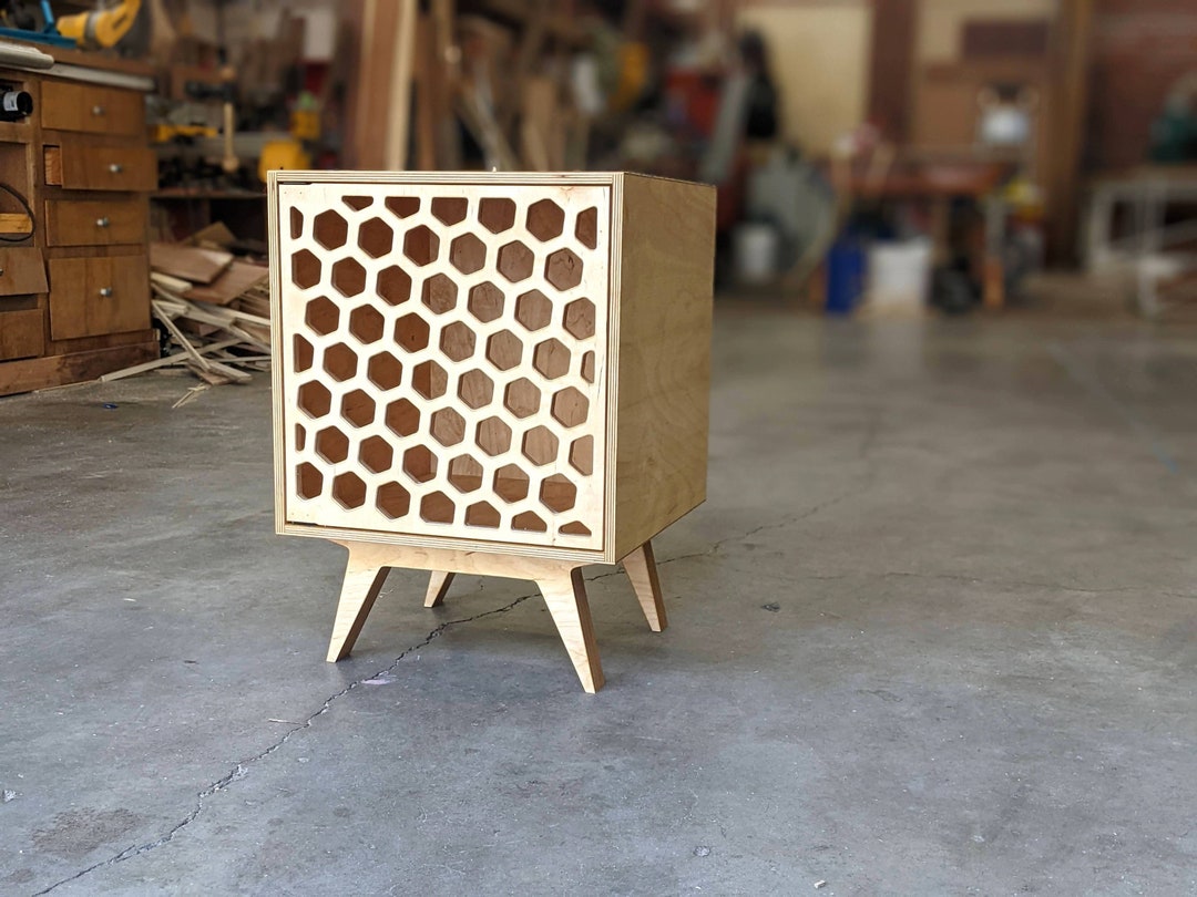 Hex Modern Nightstand - Etsy