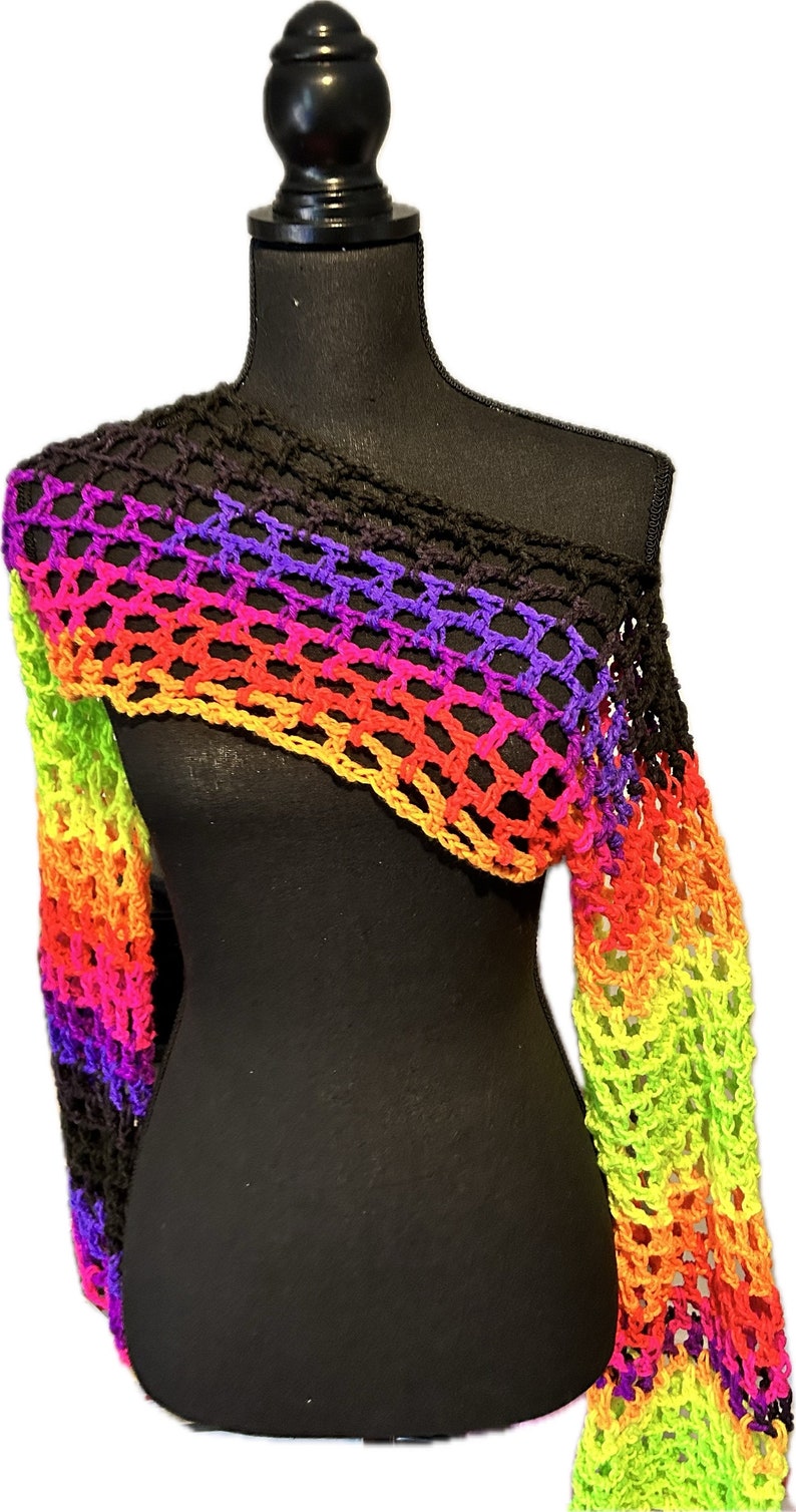Crochet Shrug- Fish Net Bolero- Cover Up- Handmade Crop Top - Etsy