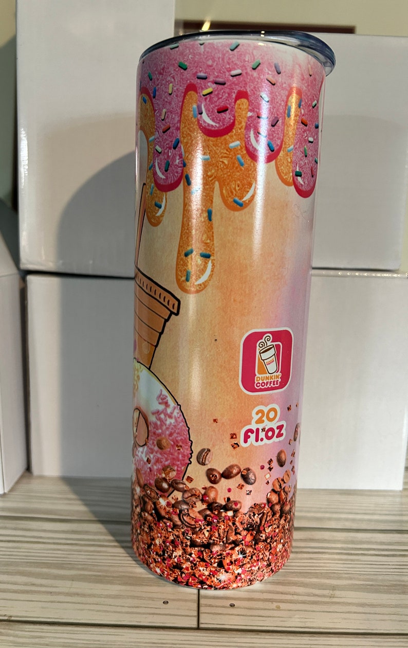 20oz Dunkin Donuts Skinny Tumbler-dunkin Donuts-donut Lover-coffee ...