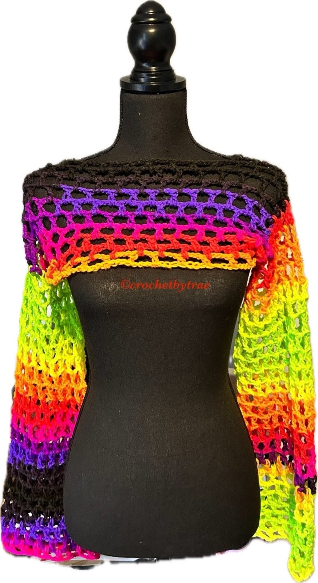 Crochet Shrug- Fish Net Bolero- Cover Up- Handmade Crop Top - Etsy
