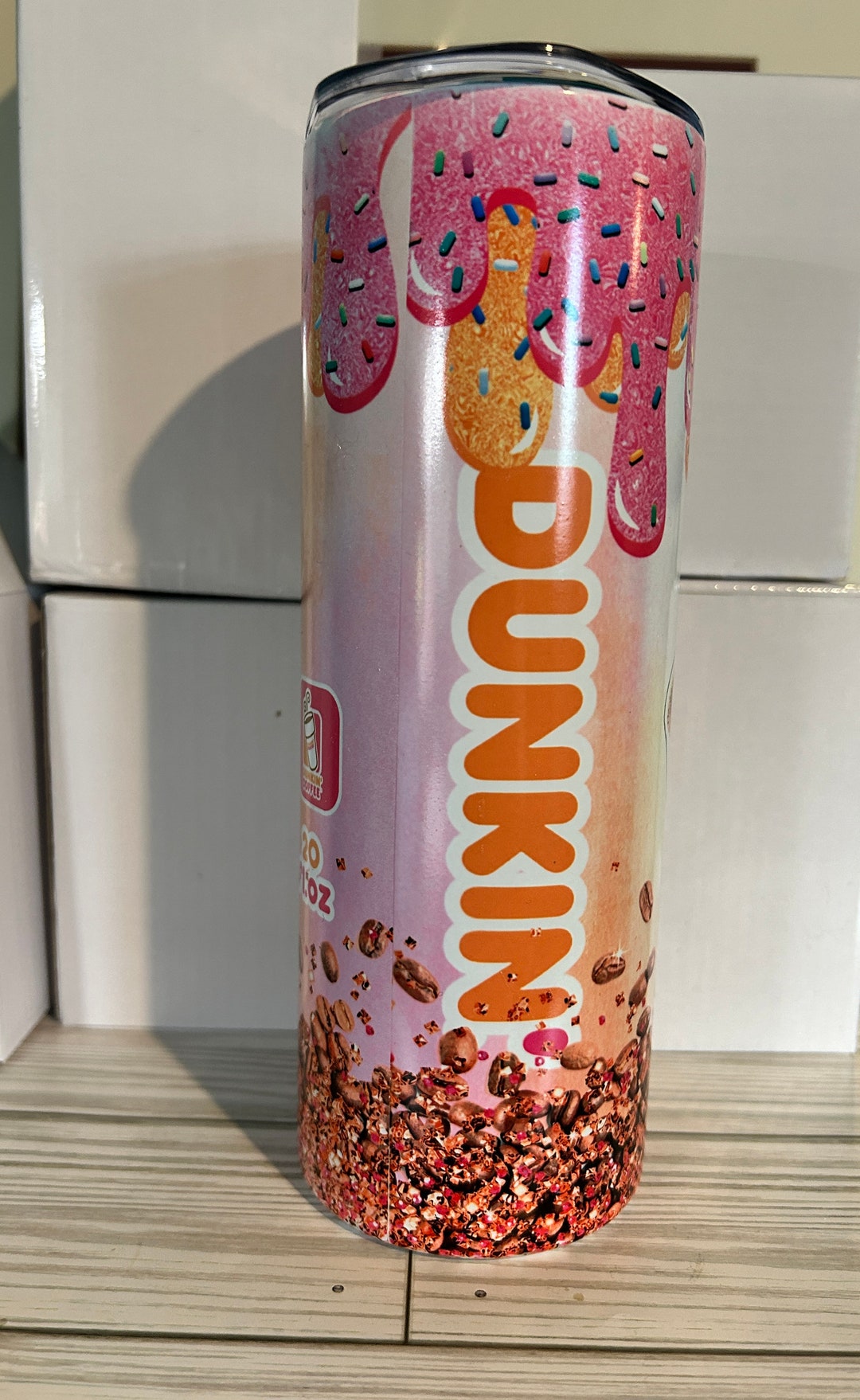 20oz Dunkin Donuts Skinny Tumbler-dunkin Donuts-donut Lover-coffee ...