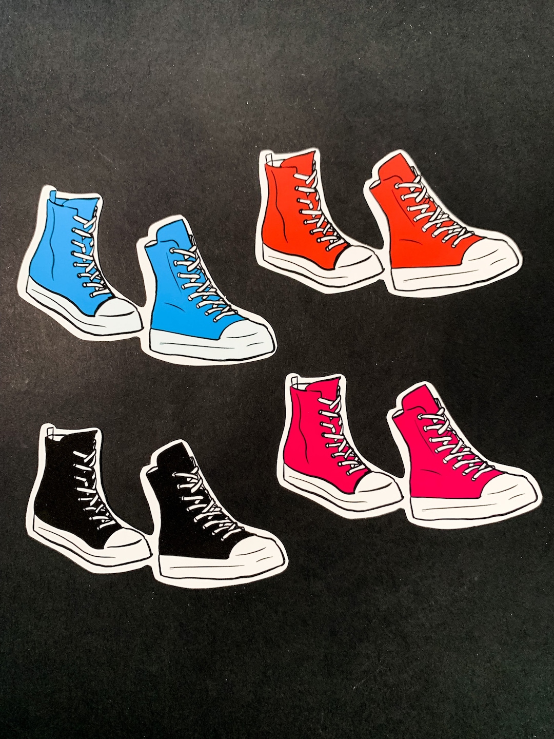 Sneaky Sneaker Stickers (waterproof Matte) - Etsy