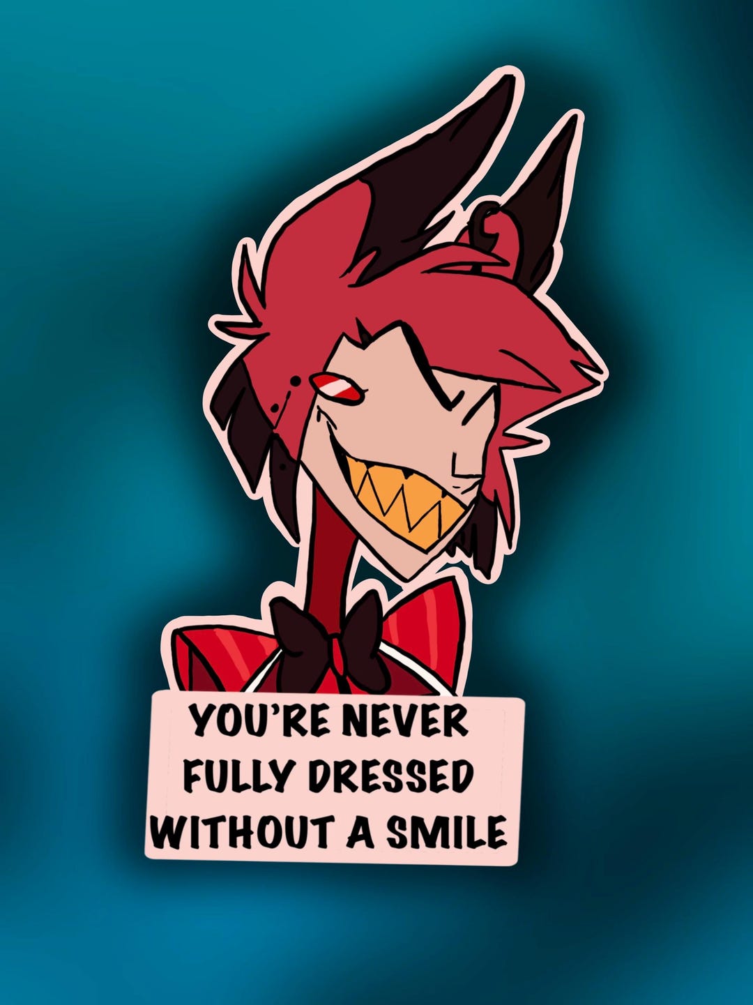 Hazbin Hotel -alistor Sticker With or Without Quote - Etsy
