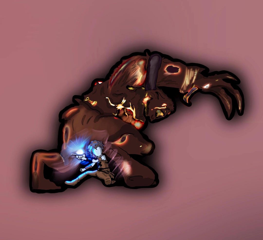 Isha and Warwick From Arcane (waterproof Sticker!) - Etsy