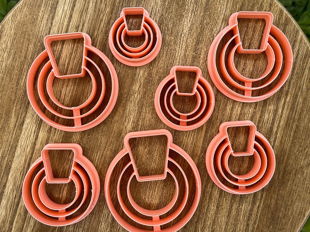 Fancy Circle Cutter Clay Cutter Embossed Cutter Polymer - Etsy
