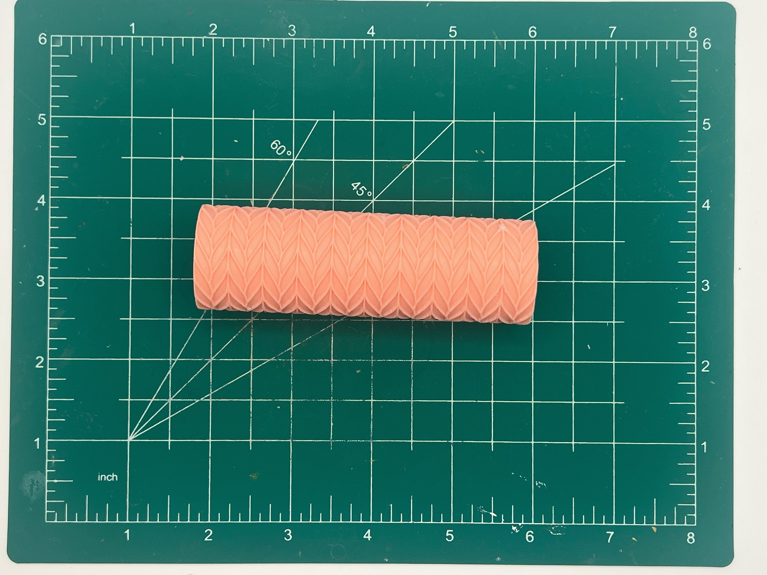 Knit Pattern Clay Roller, Clay Texture Roller, Embossing Roller ...