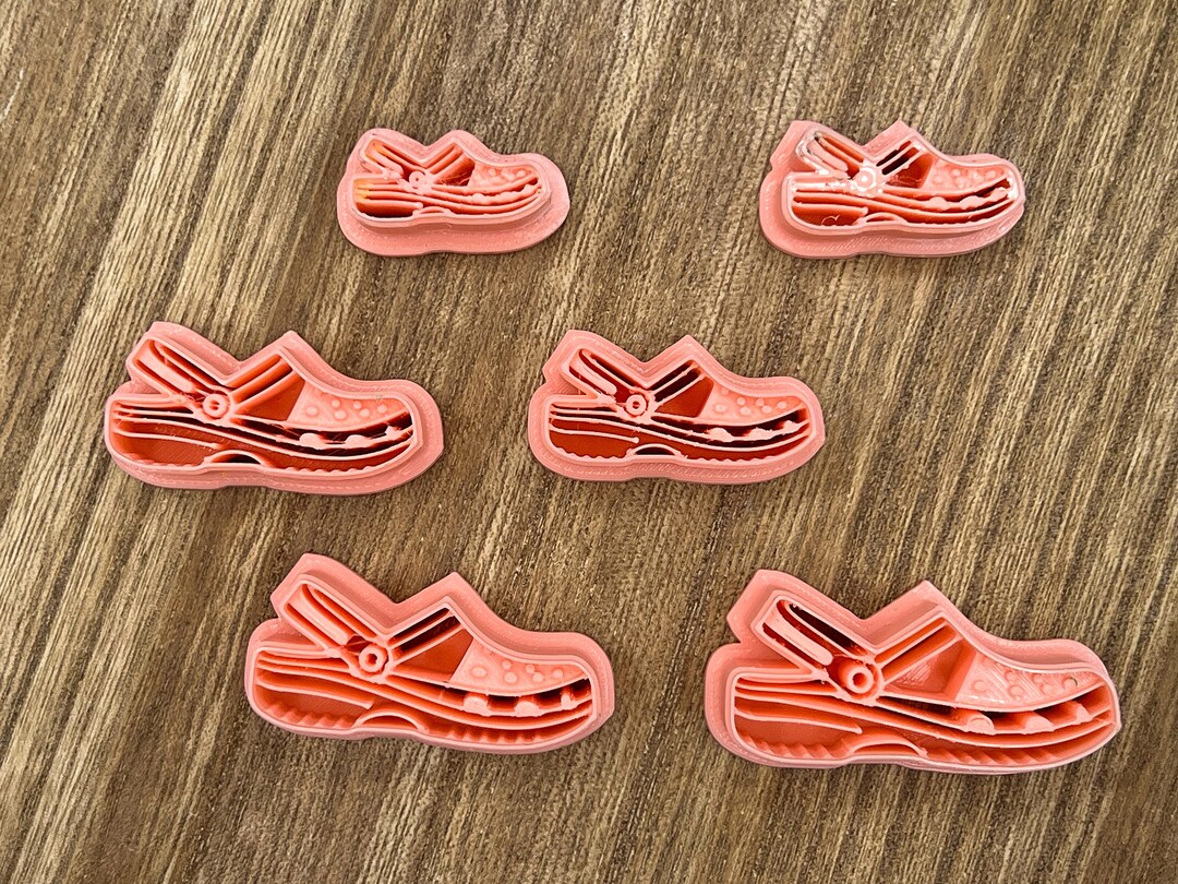 Croc Cutter, Clay Cutter, Clog Cutter, Embossed Cutter, Polymer Clay ...