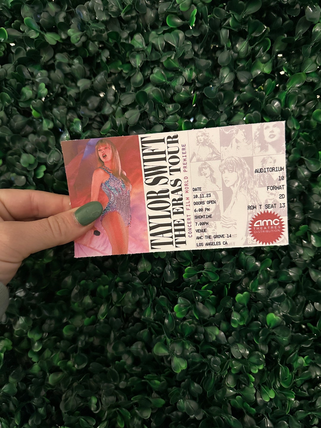 Commemorative TS Movie Premiere Ticket PHYSICAL TICKET - Etsy