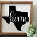Texas Home Sign Texas Wood Sign Farmhouse Sign Texas Decor - Etsy