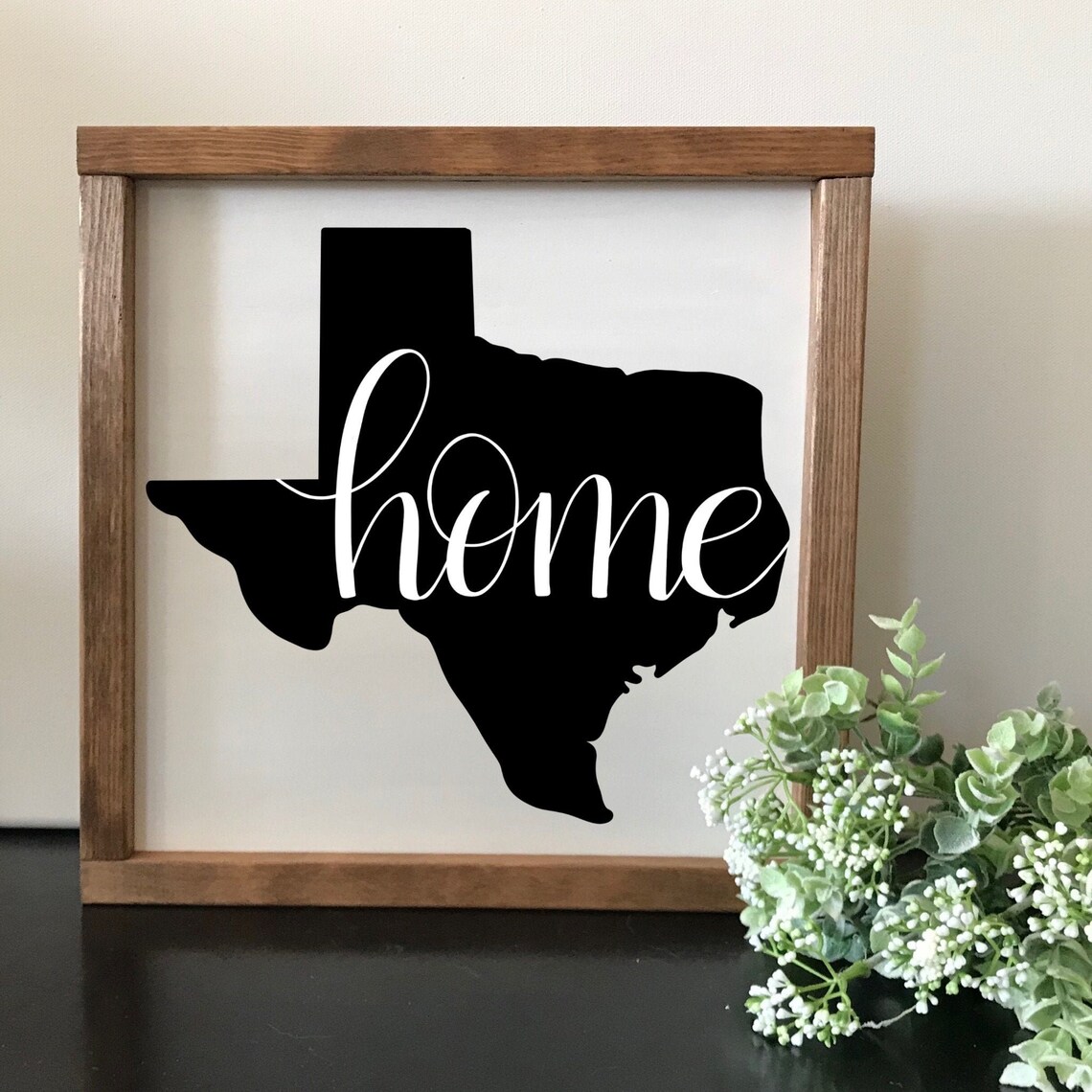 Texas Home Sign Texas Wood Sign Farmhouse Sign Texas Decor - Etsy