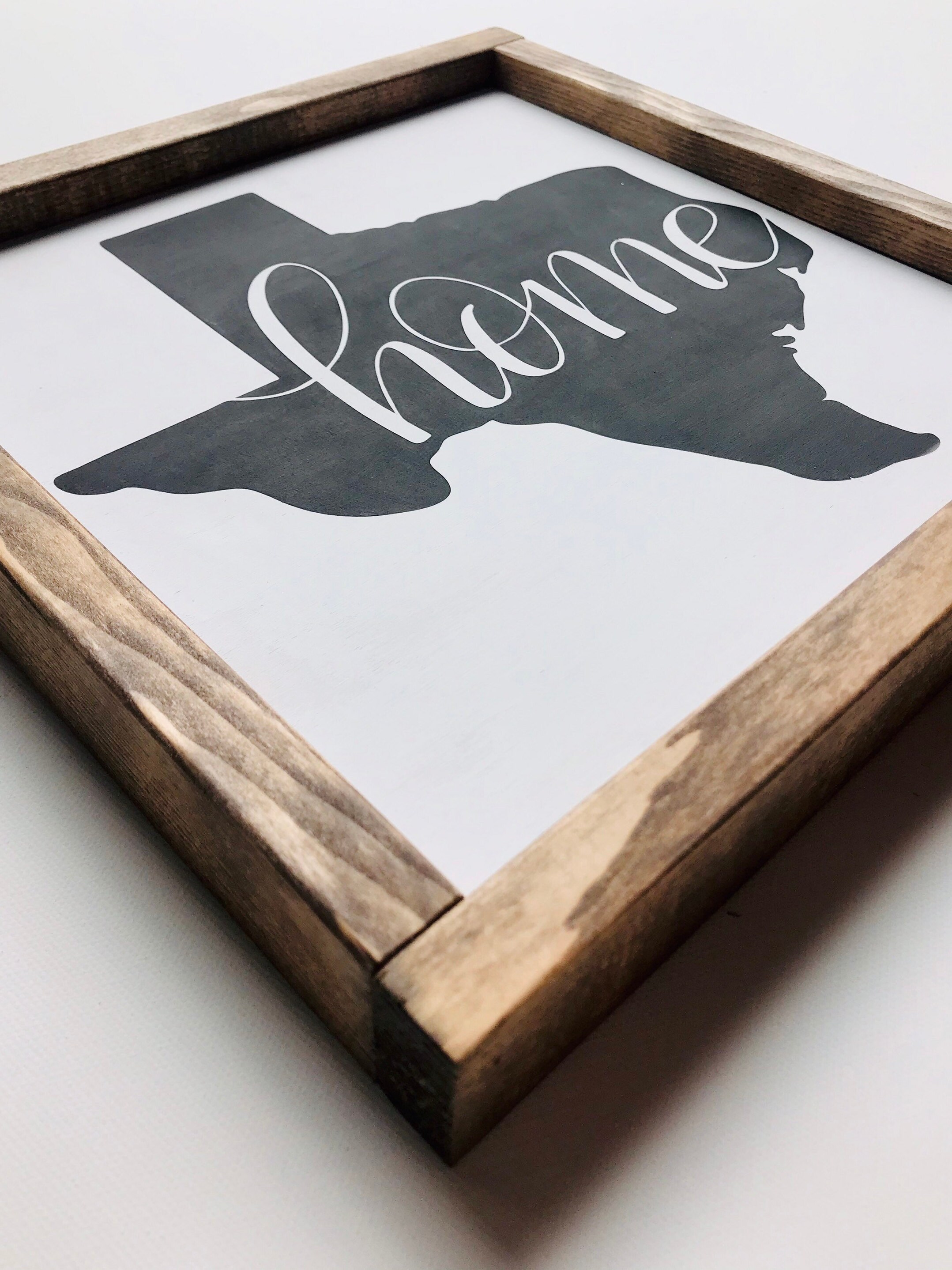 Texas Home Sign Texas Wood Sign Farmhouse Sign Texas Decor - Etsy