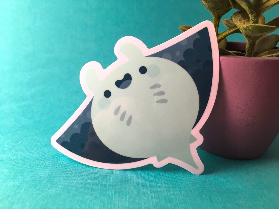 Manta Ray Vinyl Sticker Manta Vinyl Sticker Ray Vinyl - Etsy