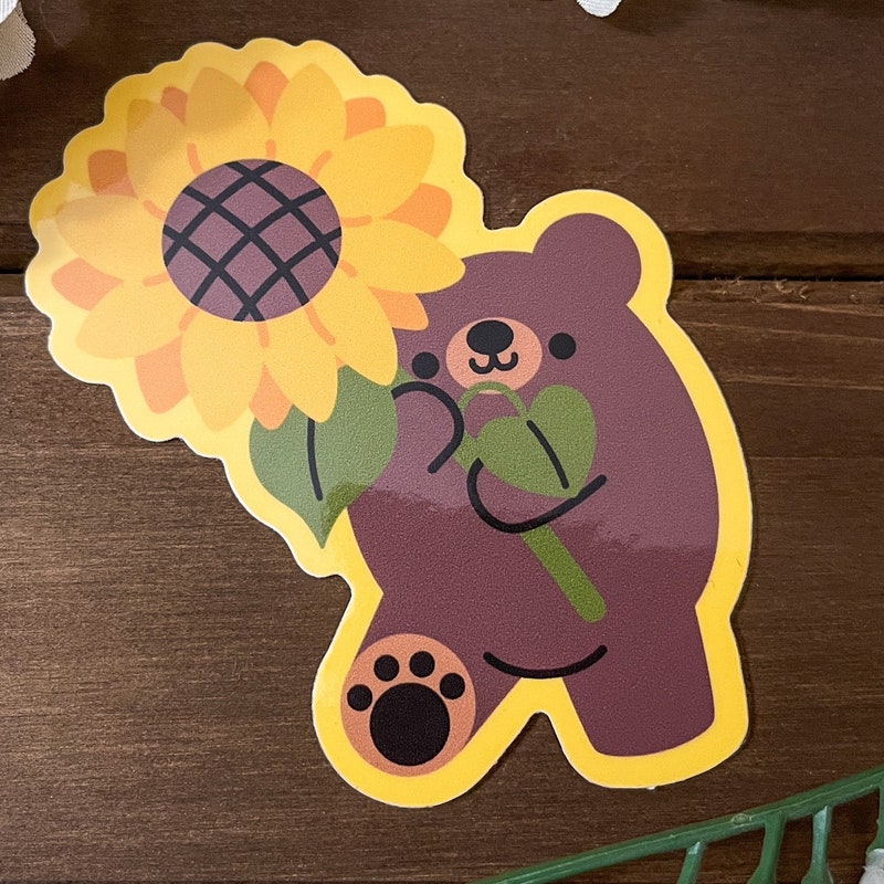 Cute Bear Stickers - Etsy