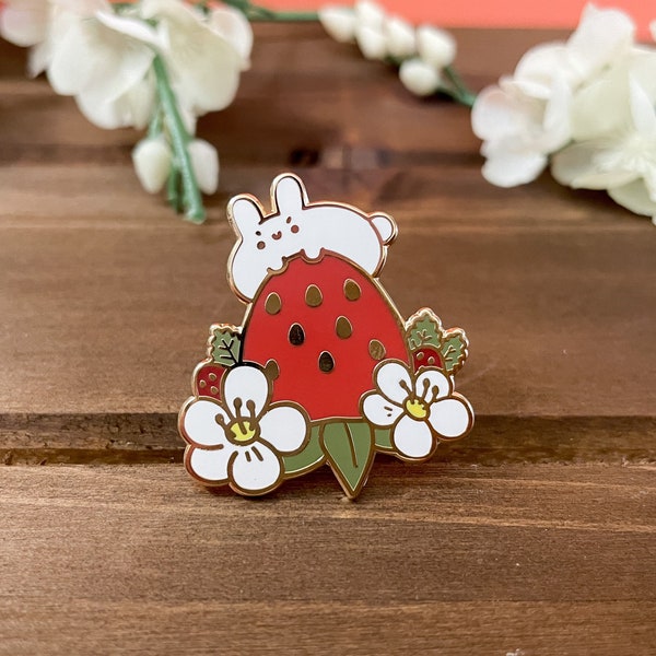 Bunny Enamel Pin - Etsy