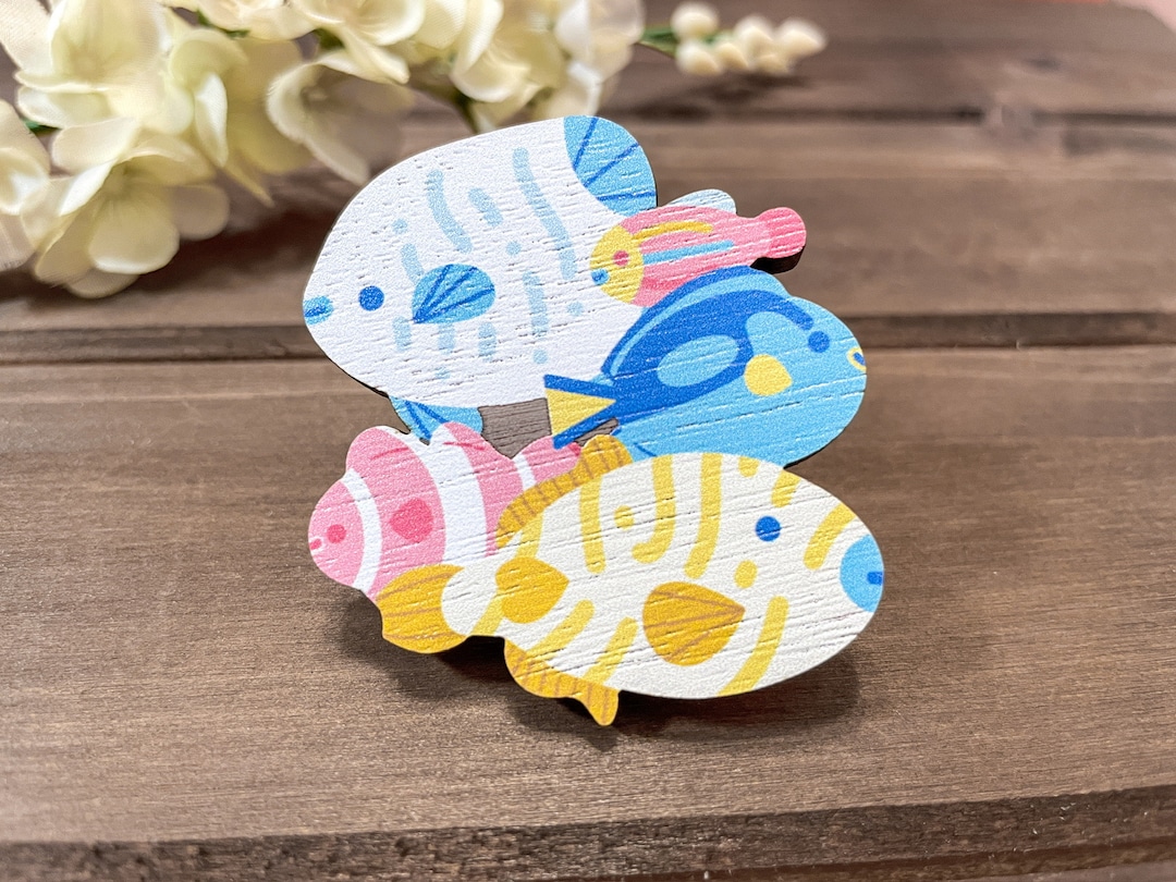 Fish Wooden Magnet | Wood Magnet | Underwater Magnet | Wooden Magnet ...