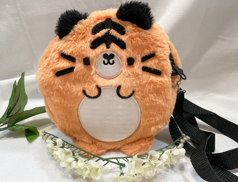 Cute Tiger Bag Orange Tiger Bag Kawaii Tiger Bag Tiger - Etsy