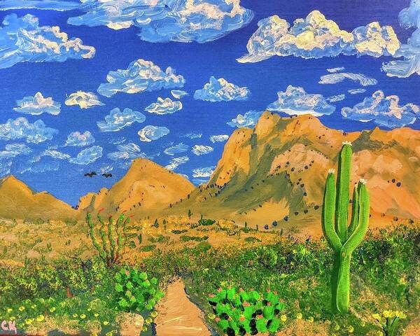 Arizona Landscape Painting, Oro Valley Art, Linda Vista Loop, Tucson AZ ...