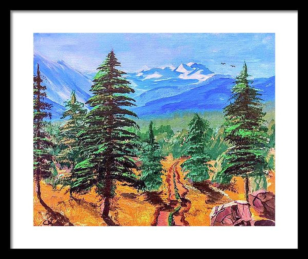 Colorado Springs Print, Pikes Peak Art, Colorado Wall Art, Rocky ...