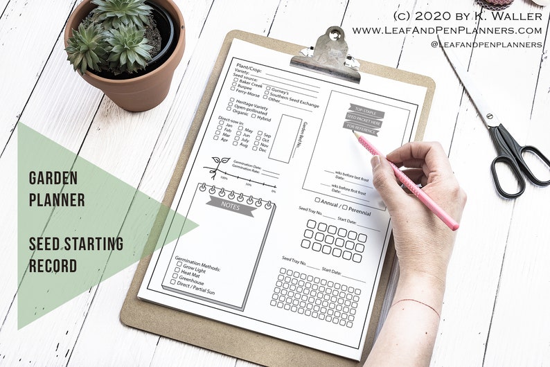 Garden Planner Pro Bundle 1 Detailed Planners for - Etsy