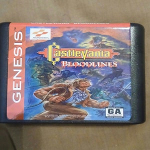 Castlevania: Bloodlines Sega Genesis Cartridge - Etsy