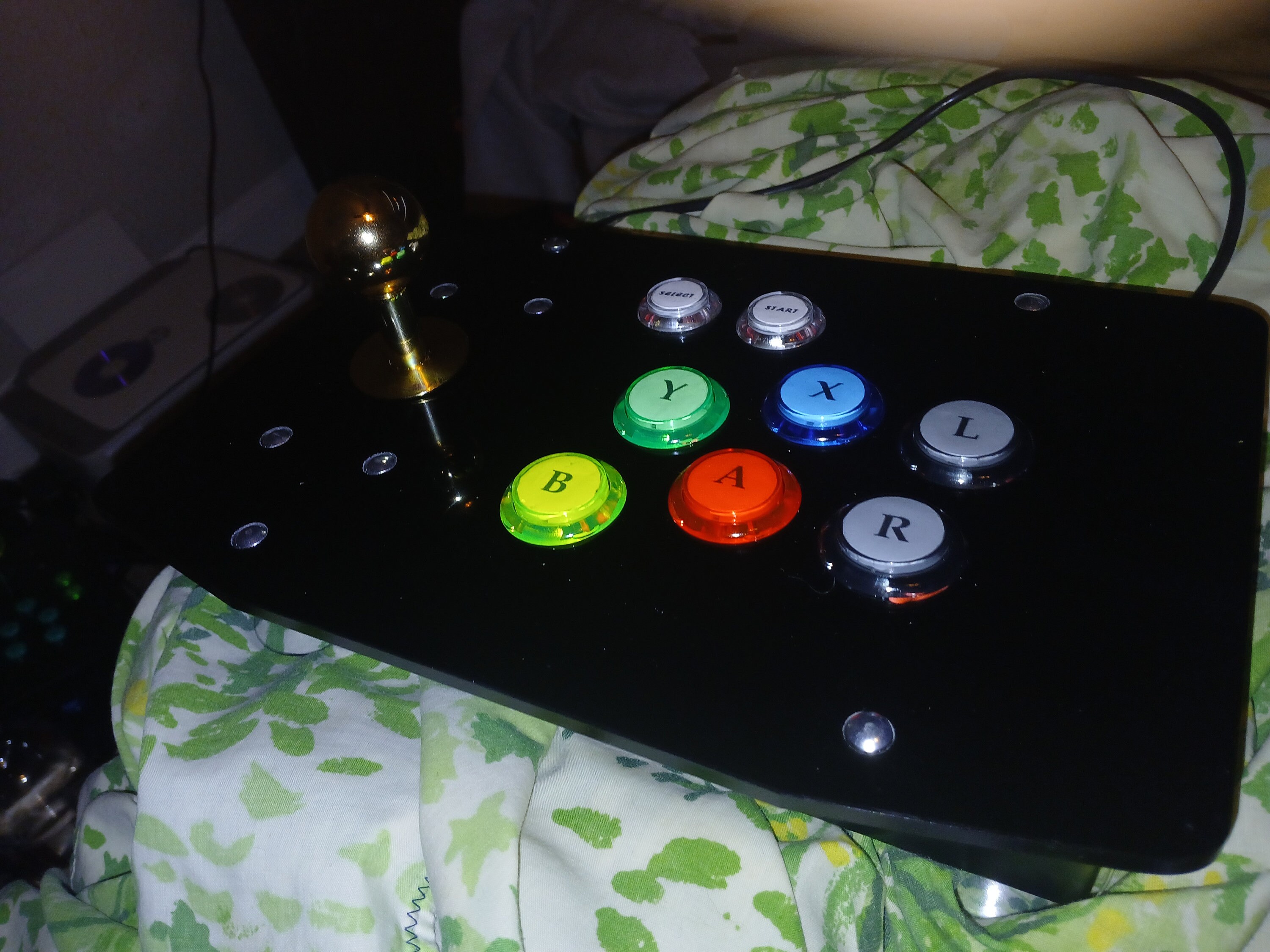 Super Nintendo SNES Arcade Stick Fightstick Joystick Controller Sanwa Style LOOK - Etsy