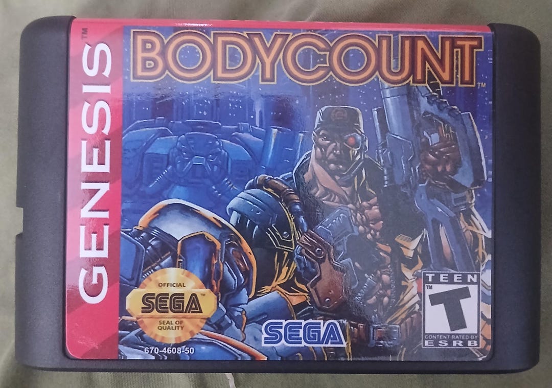 Bodycount Sega Genesis Cartridge Only See Pics L00k - Etsy