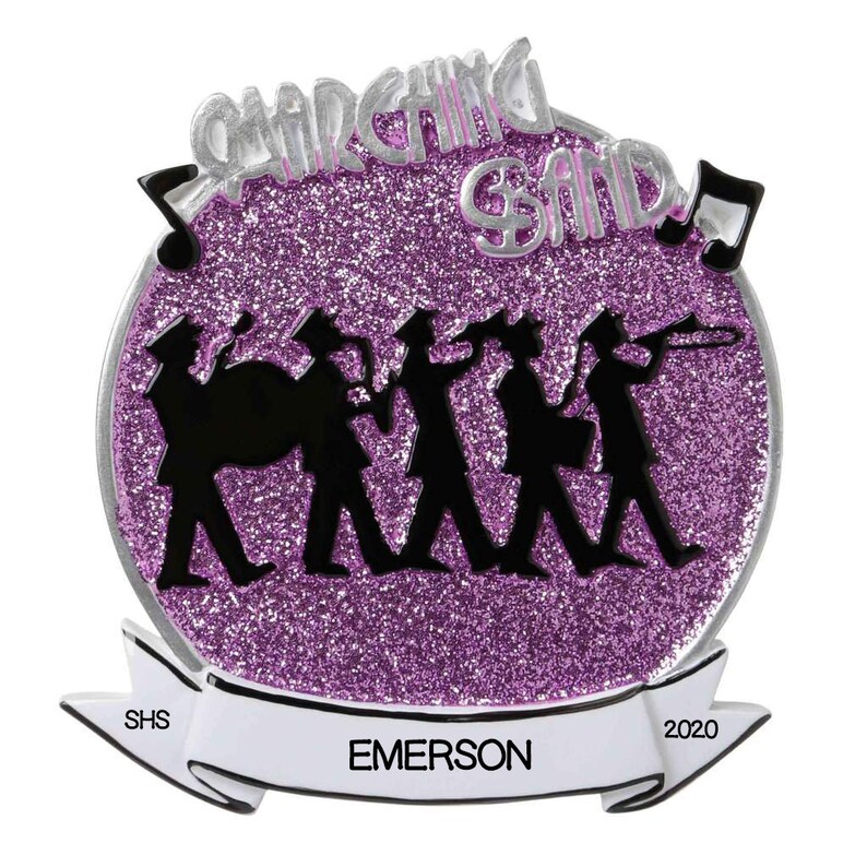 Personalized Christmas Ornament-marching Band Red/marching | Etsy