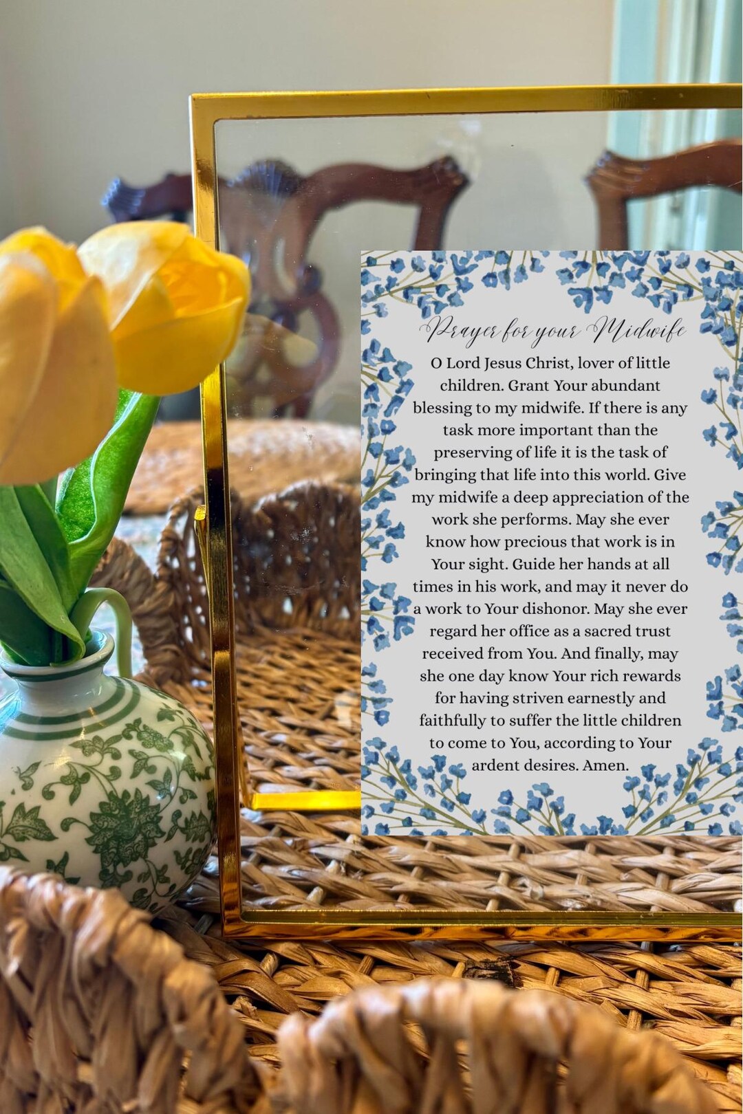 Prayer for Your Doctor/midwife Printable - Etsy