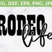 Rodeo SVG Rodeo Life County SVG Cowboy SVG Western Svg - Etsy