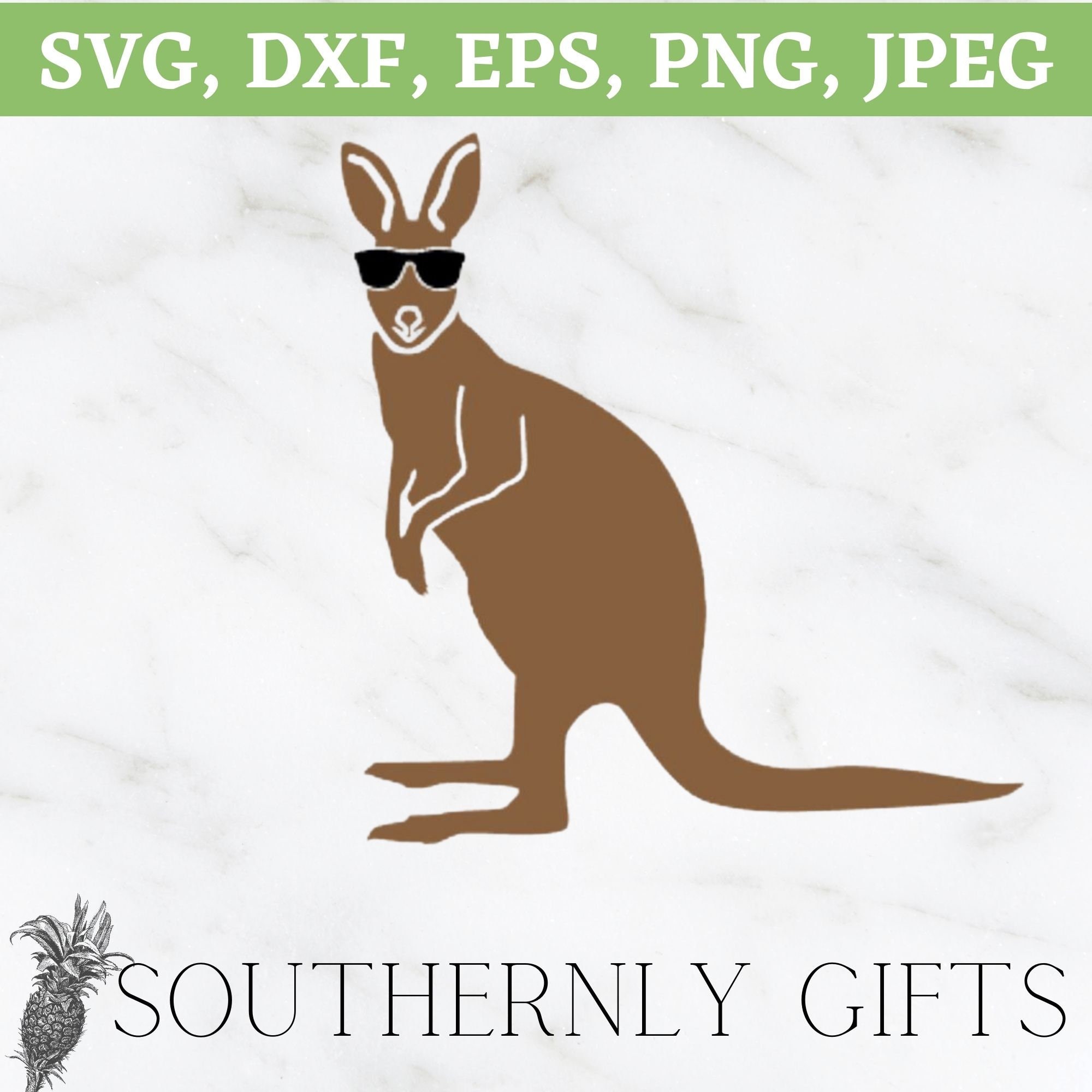 Kangaroo SVG, Cool Kangaroo Digital File, Kangaroo Cut File, Kangaroo ...