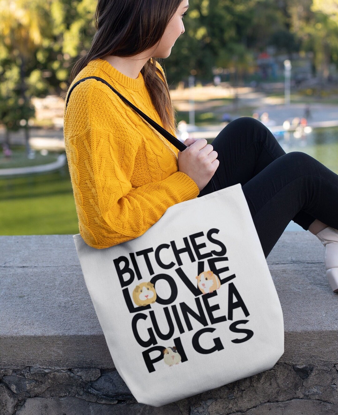 Guinea Pig Tote Bag, Guinea Pig, Guinea Pig Accessories, Guinea Pig ...