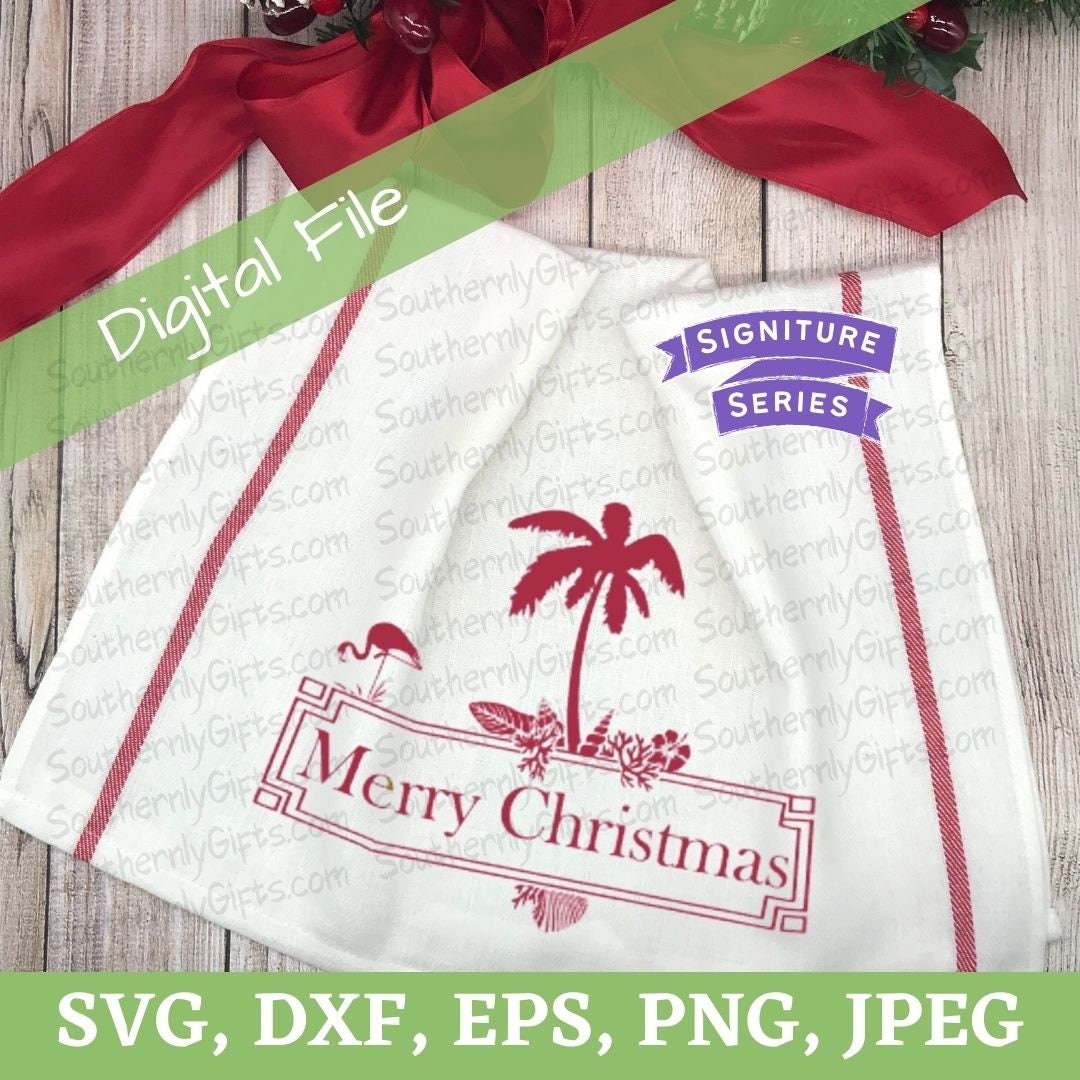 Tropical SVG Tropical Frame Tropical Monogram Personalized - Etsy