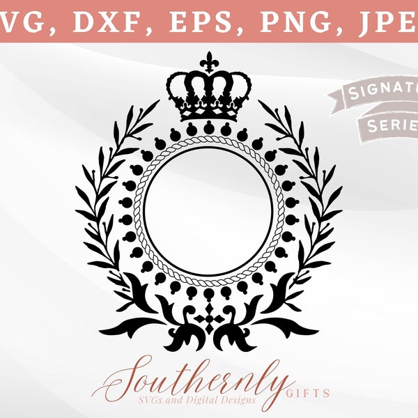 Monogram Crown - Etsy