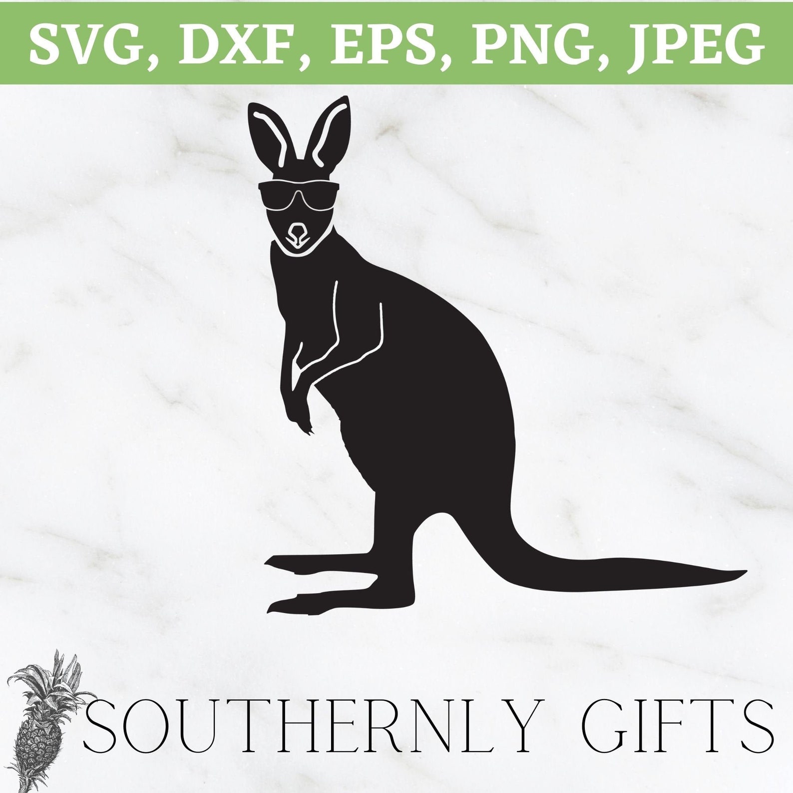 Kangaroo SVG, Cool Kangaroo Digital File, Kangaroo Cut File, Kangaroo ...