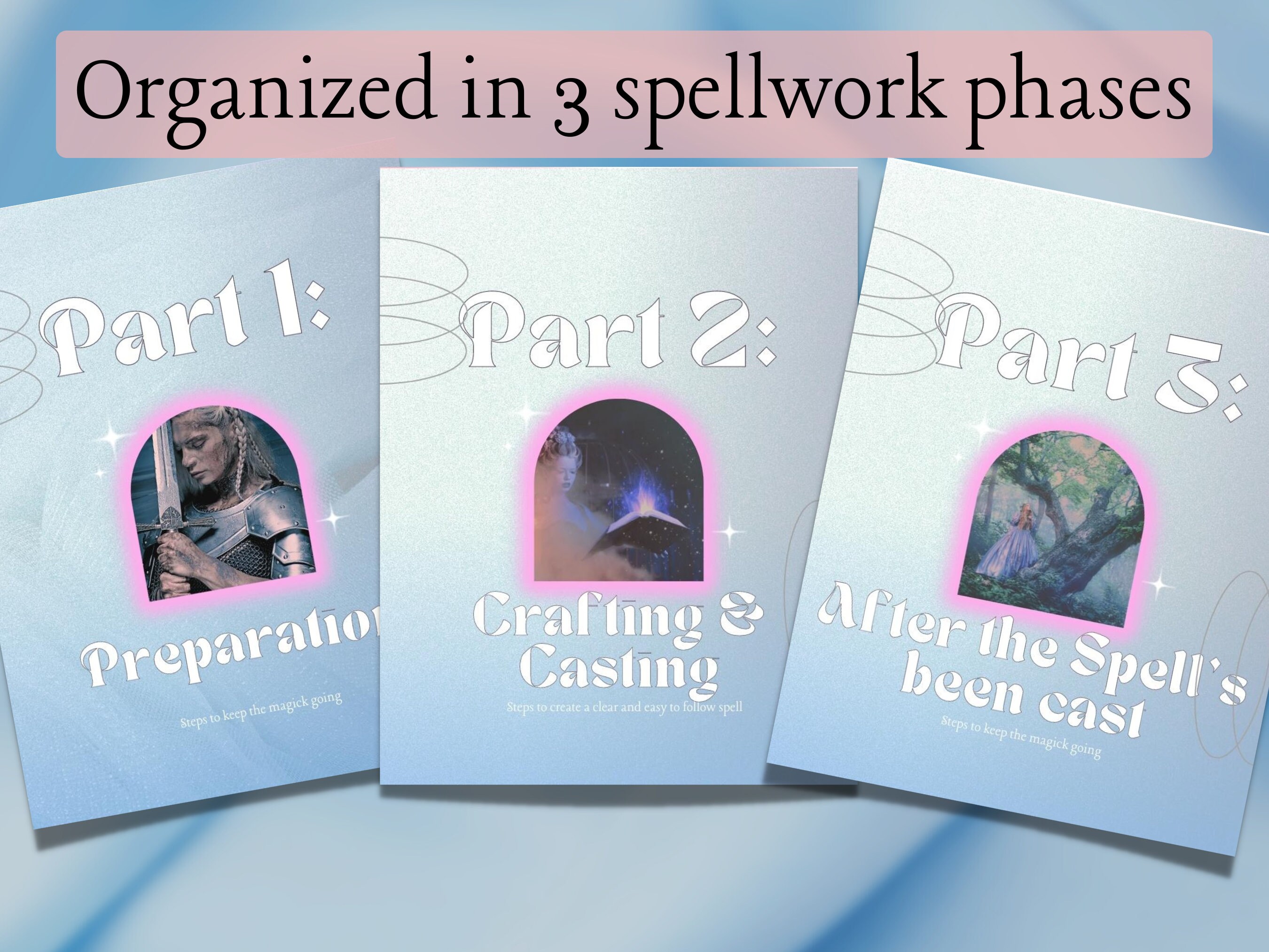 Spell Crafting & Casting Printable Pages, Book of Shadows, Baby Witch ...