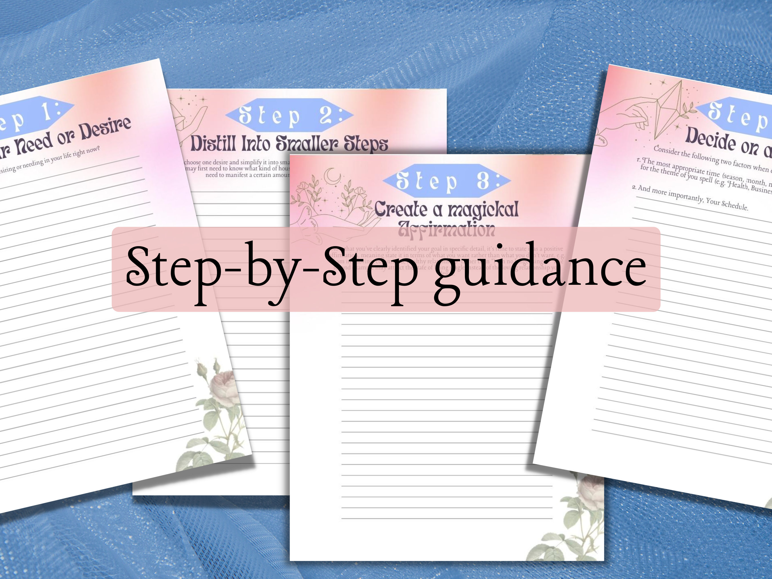 Spell Crafting & Casting Printable Pages, Book of Shadows, Baby Witch ...