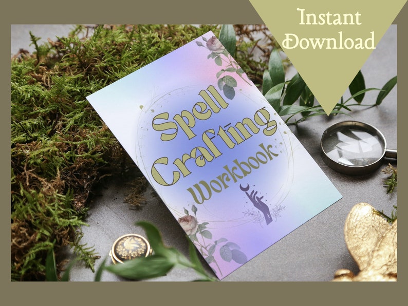Spell Crafting & Casting Printable Pages, Book of Shadows, Baby Witch ...