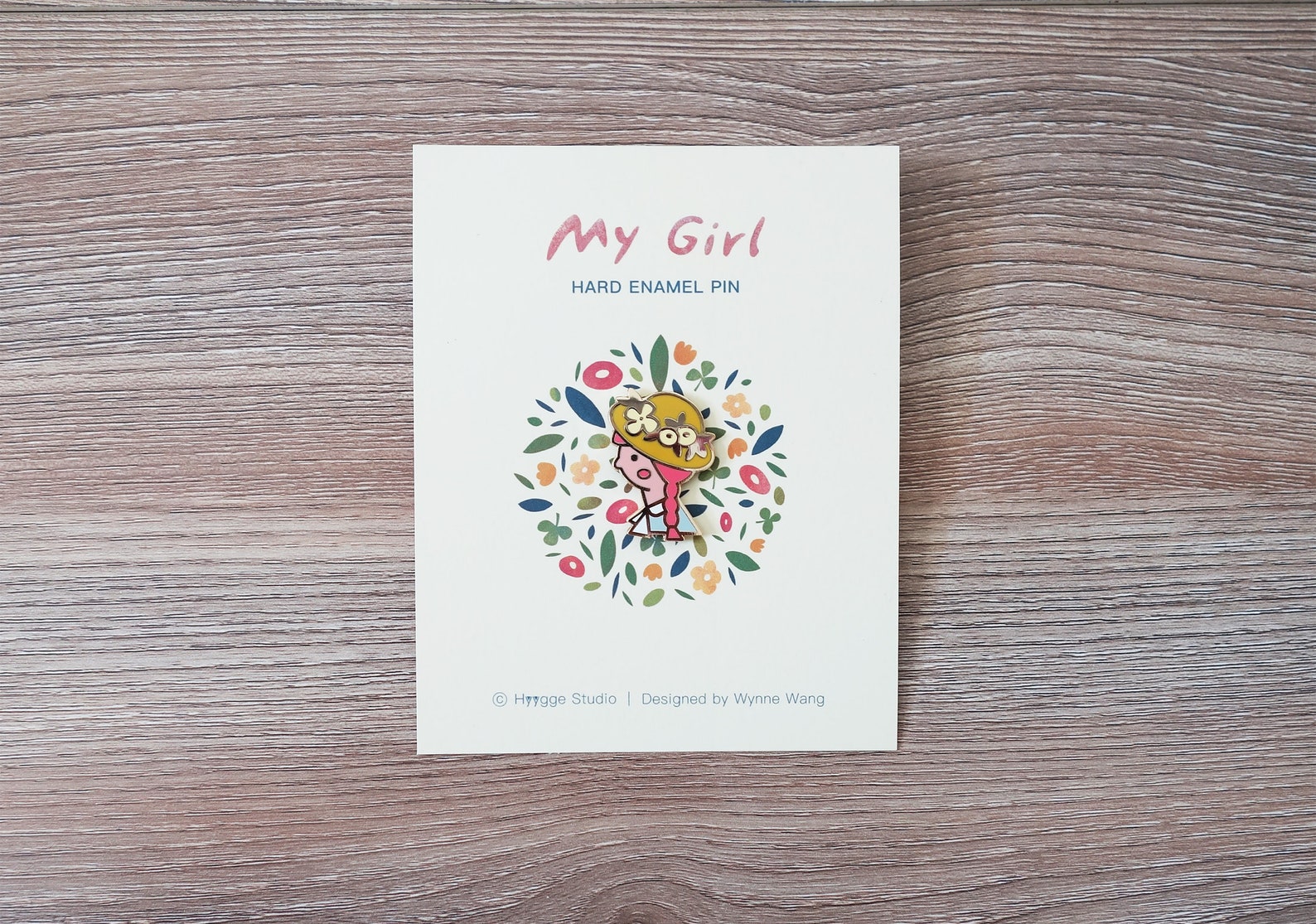 My Girl Hard Enamel Pin-cute Girlish Pins - Etsy