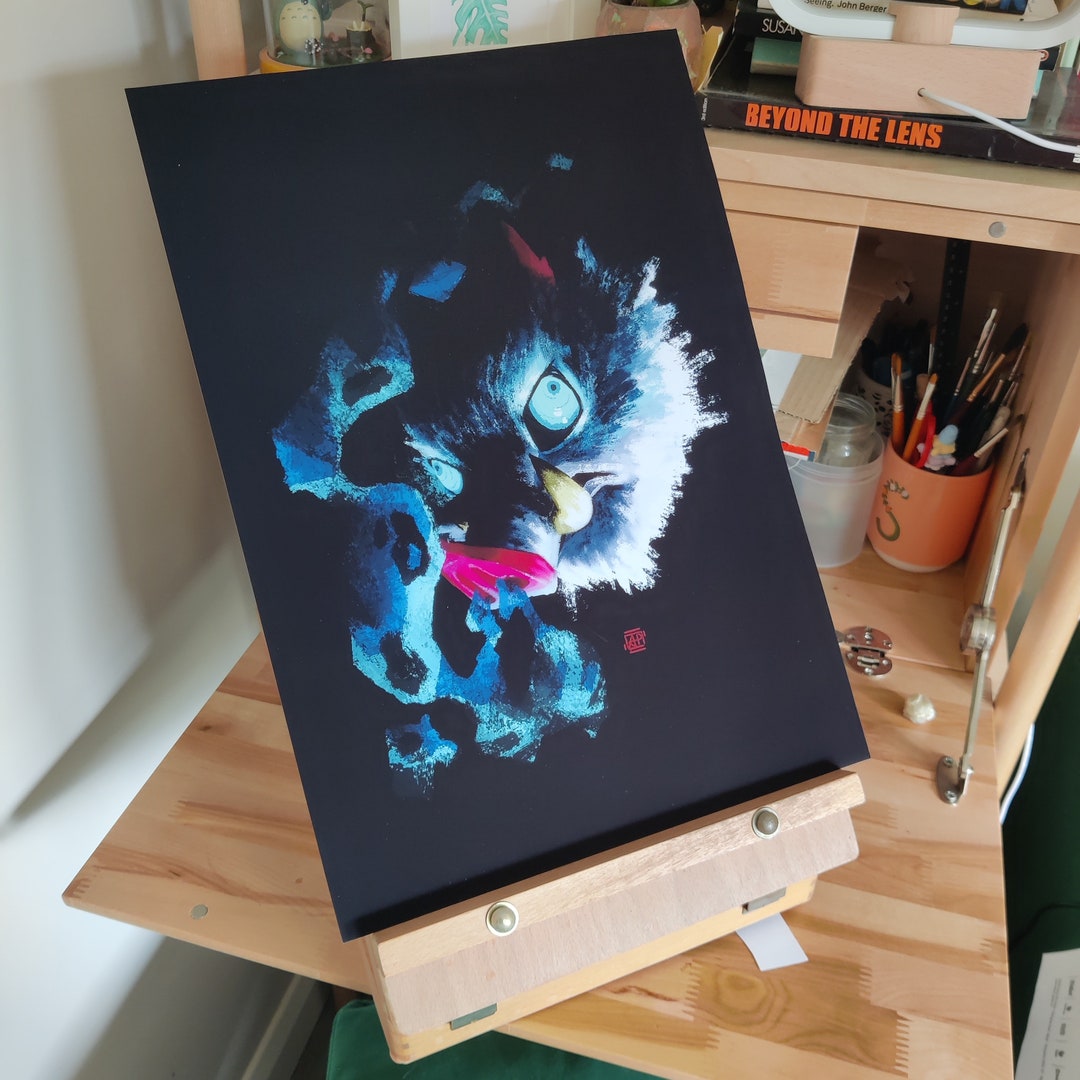 Demon Boar Digital Prints A4-A3 ANIME INSPIRED - Etsy