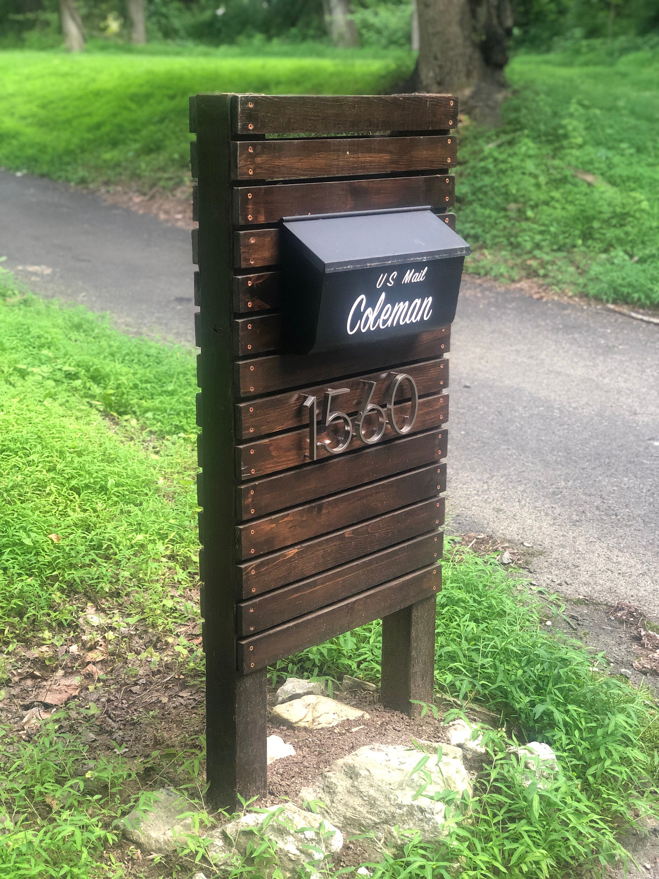 Custom Mailbox and Post - Etsy