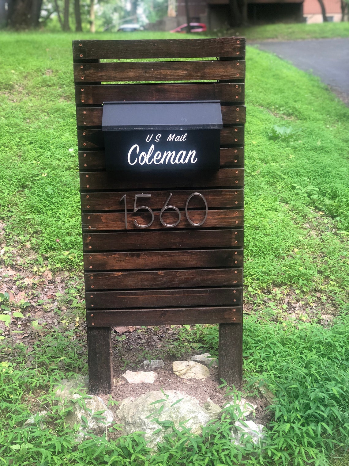 Custom Mailbox and Post - Etsy