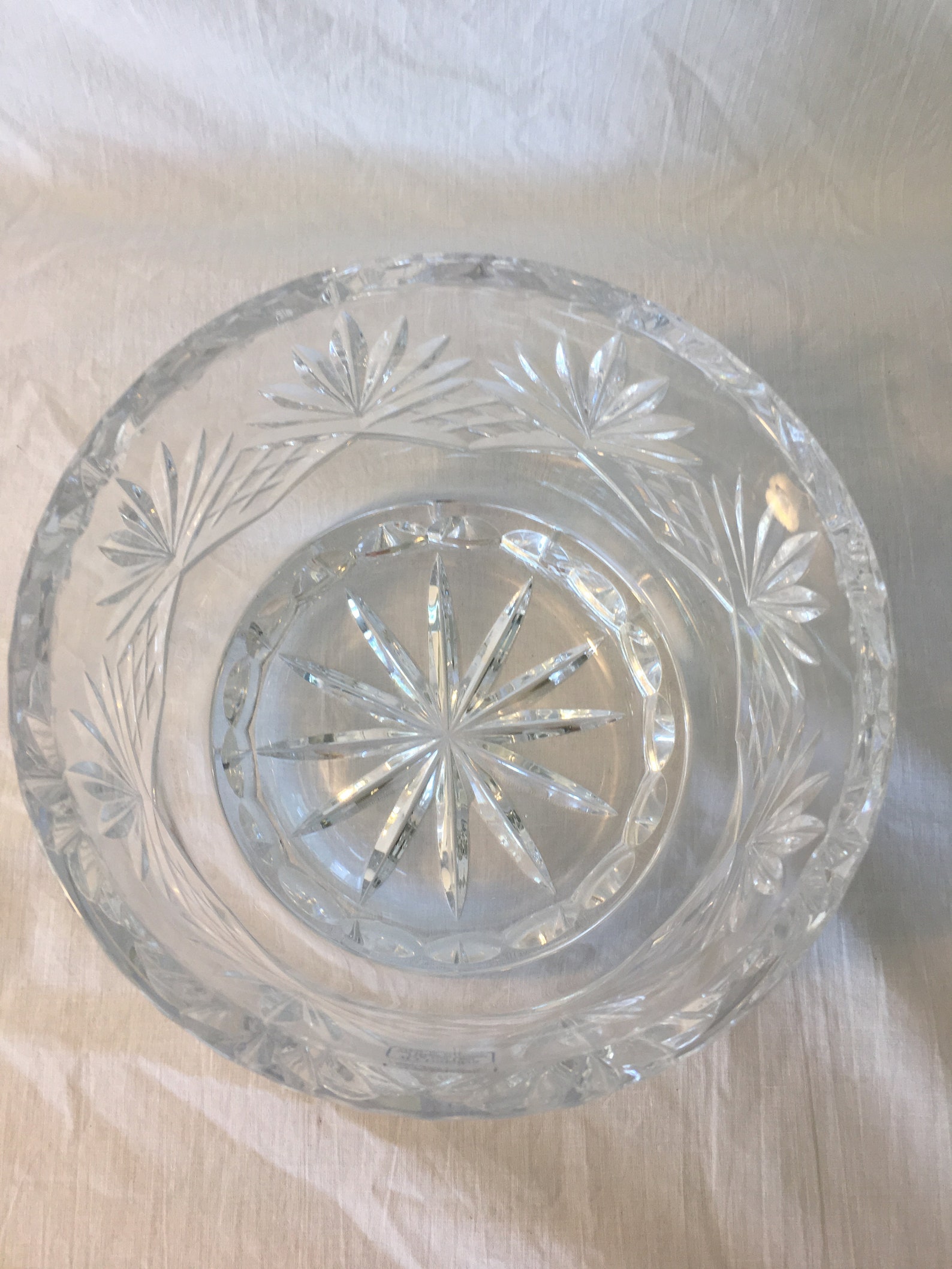 Illusions Hand Cut Crystal Bowl F - 34% Full Lead, Made in Germany ...